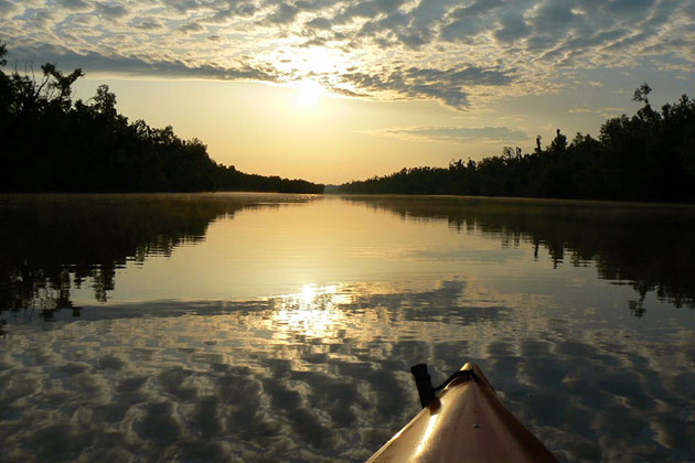 North Canadian River near Lake Eufaula